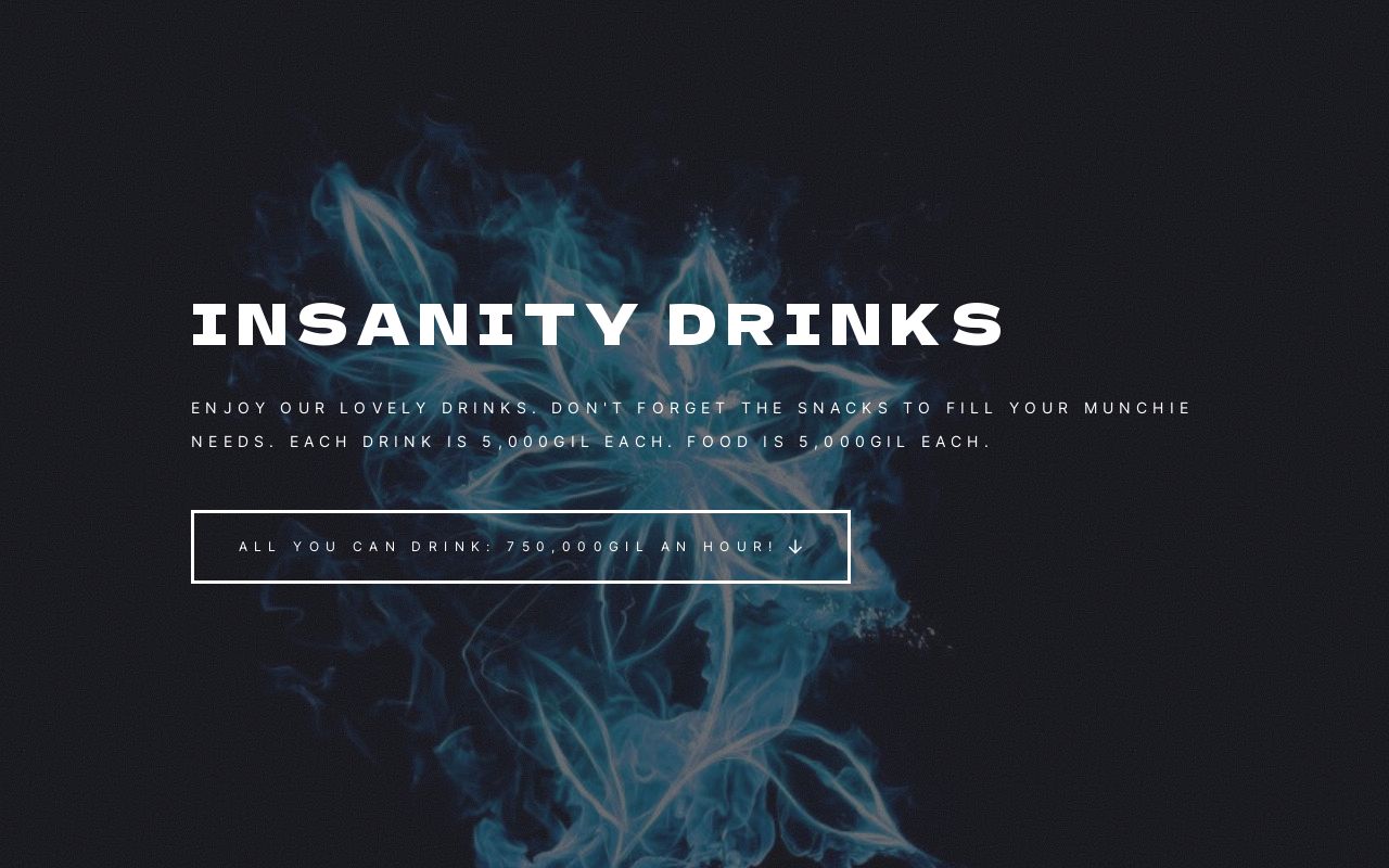 Insanity Drinks